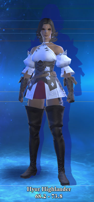 Custom Hyur Highlander Cosplay Costume (Female) from Final Fantasy XIV ...