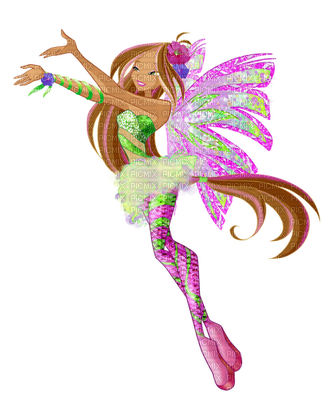 Personalizado Winx Club Flora Disfraz (Verde) - CosplayFU.com