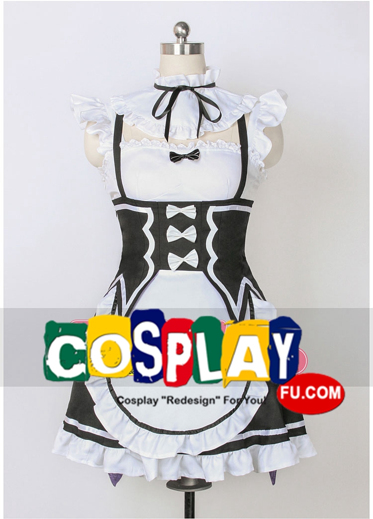18 Sets of Rem Cosplay Costume, Wig, Props and Accessories - CosplayFU.com