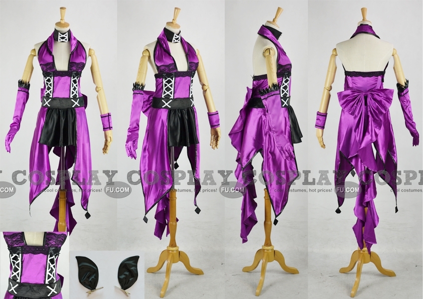 Purple Girl Cosplay